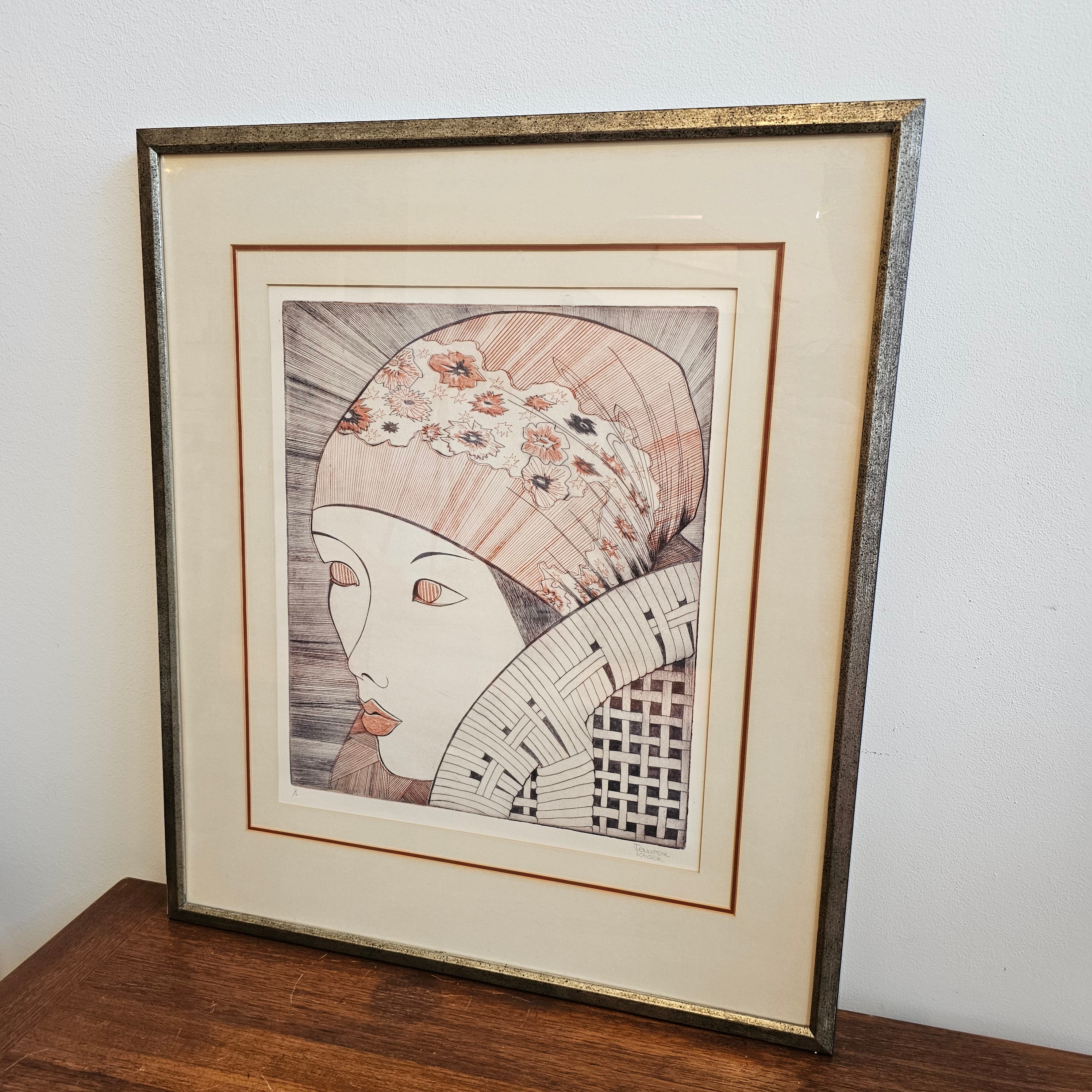 Vintage Framed Portrait by Jennifer Kaiser – findfurnish