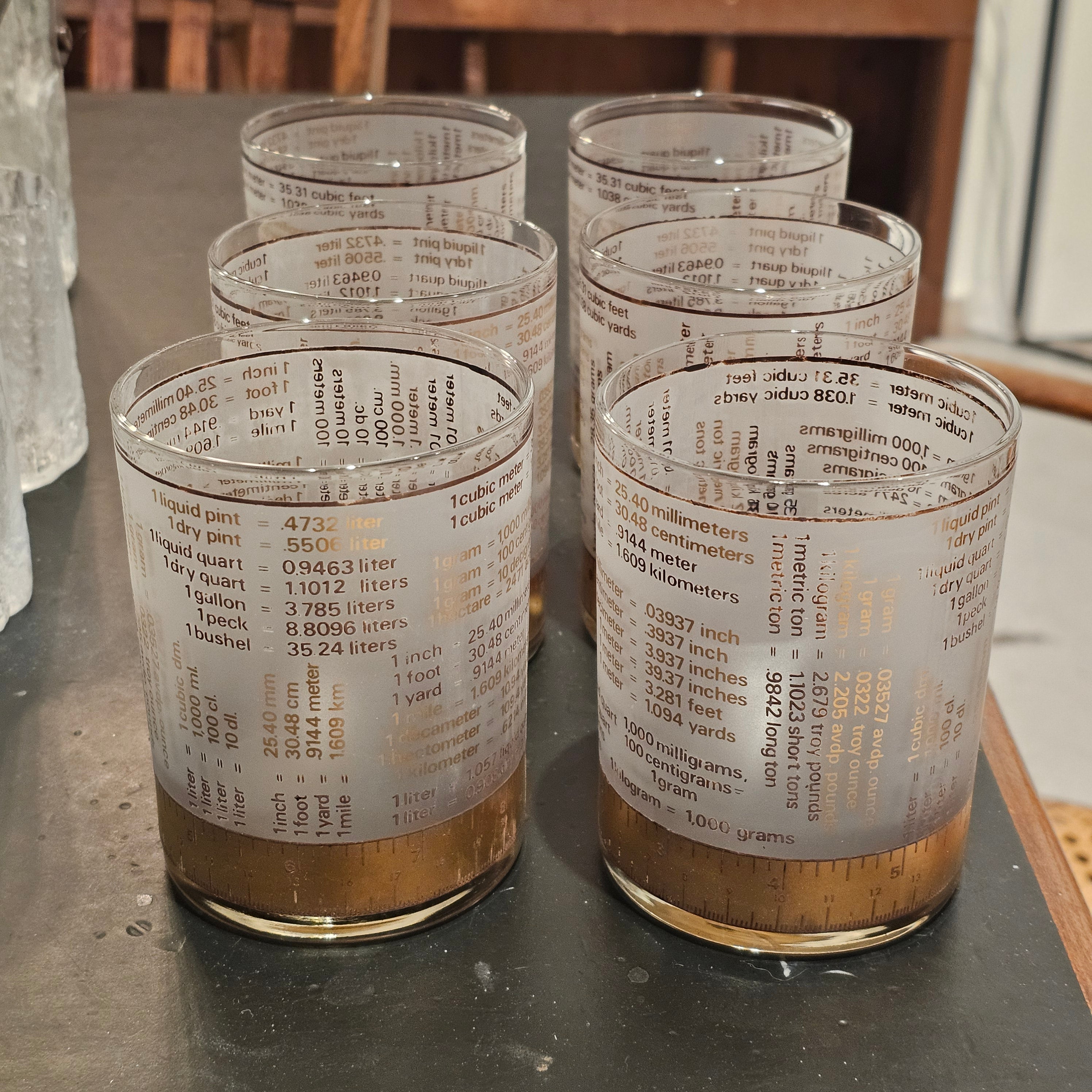 (6) Culver Metrics Made Easy Double Rocks Glasses – findfurnish